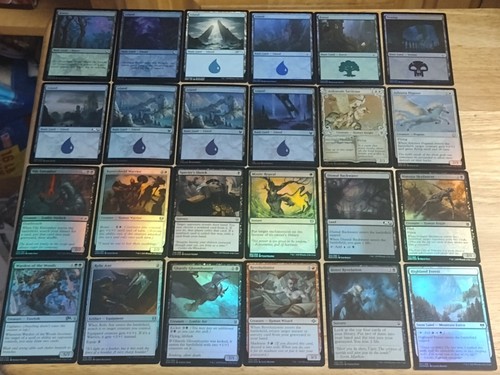 Assorted Magic The Gathering Cards Old Vintage Lot #1 Foils Holo ...