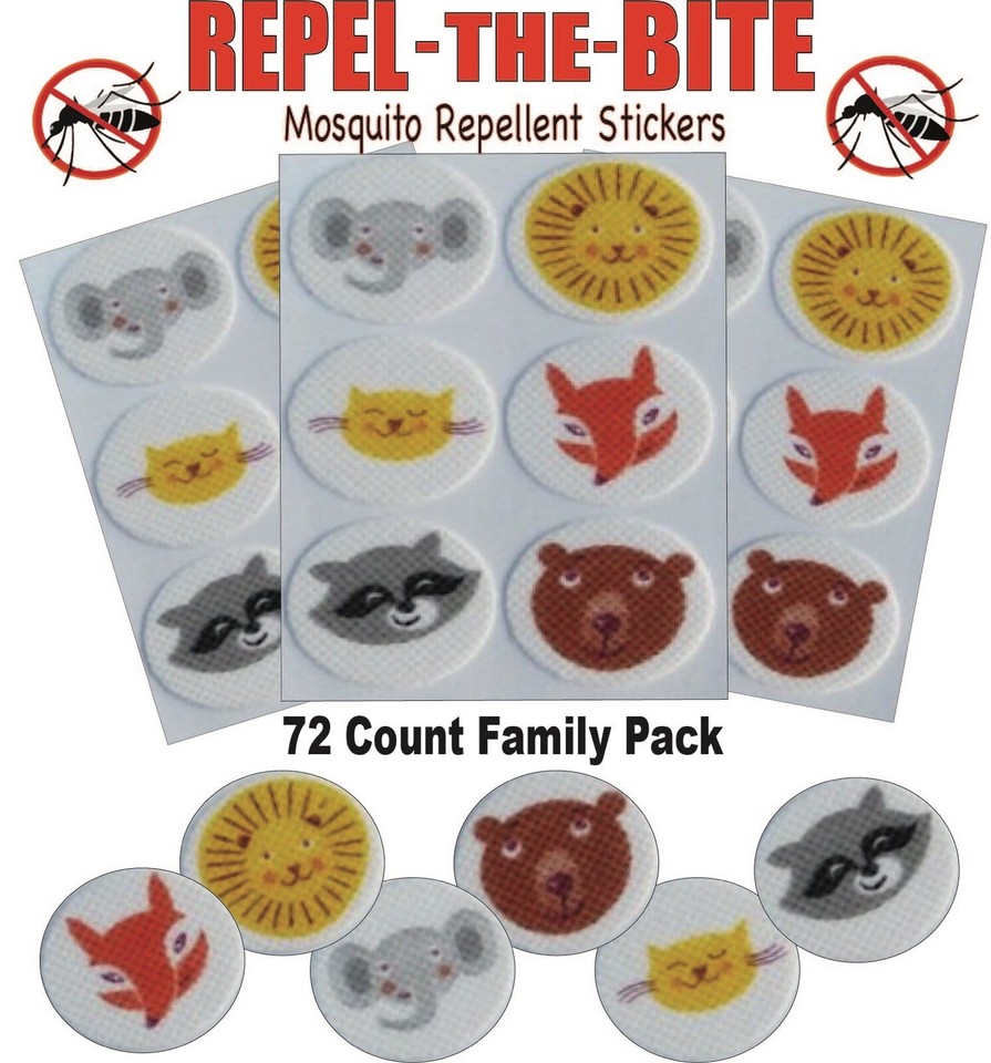 B2G1F 72 Pack Anti Bug Insect Pest Repellent Sticker Patch Natural ...