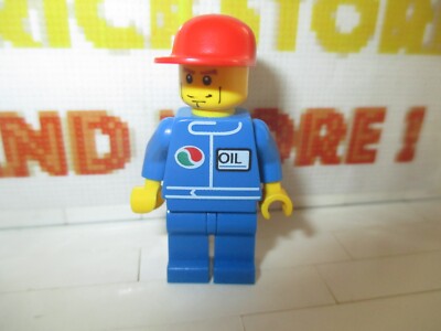 Lego - Minifigures - City - Octan Blue Oil Blue Legs Red Cap 7324 ...