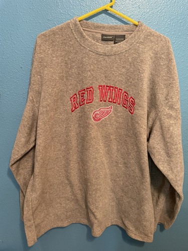 NHL Detroit Red Wings Fleece Pullover Embroidered XL | eBay
