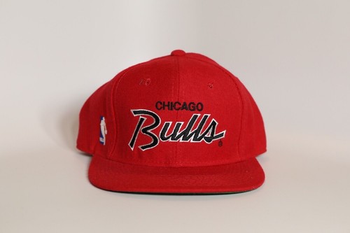 Chicago Bulls Sports Specialties Script OG Red NBA Michael Jordan Sz 7 ...