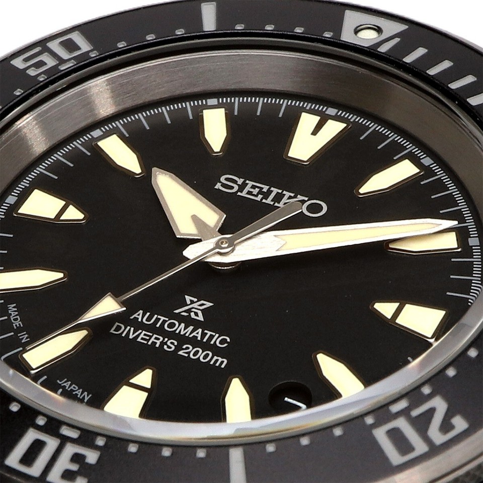 Seiko PROSPEX Samurai Automatic Diver Men's Black SRPL15 Working | eBay UK