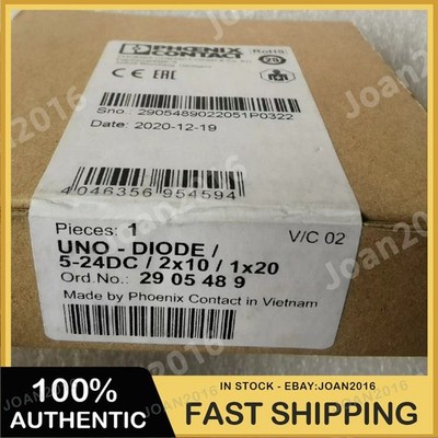 PHOENIX CONTACT UNO-DIODE/5-24DC/2X10/1X20-2905489 Power Supply | eBay
