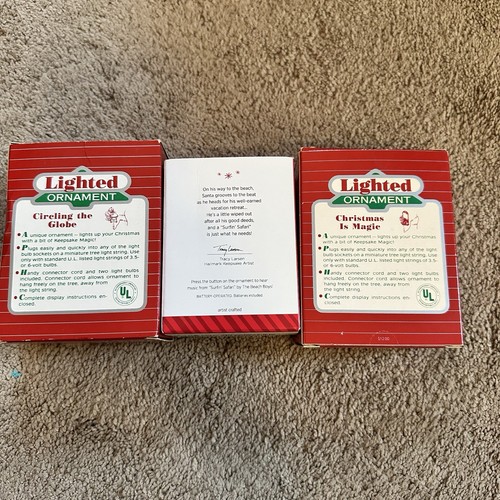 Lot of 40 Hallmark Keepsake Magic Cord Christmas Tree Light Motion ...