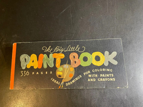 The Big Little Paint Book (336 pages) (Green Page Edges) #721 BLB FN+ ...