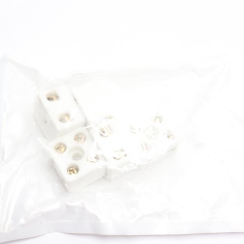 (5-Pk) 3-Way Terminal Blocks High Temp Connectors Porcelain Ceramic | eBay