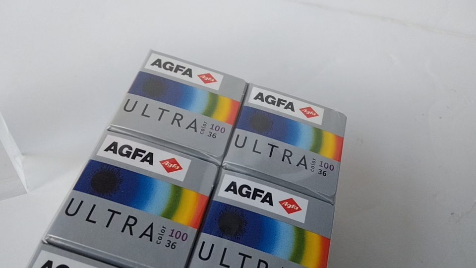 Agfa Ultra 100 36 exposures 10X rolls expired film 12/2007 35mm color ...