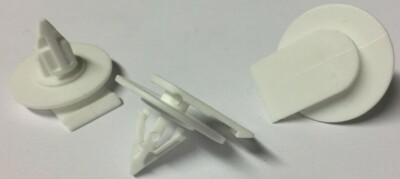 10x Clips For BMW MINI Cooper Wheel Arch Skirt Trim Fastener White R50 ...