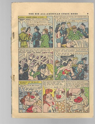 The Big All-American Comic Book One-Shot COVERLESS 6 Pages Missing | eBay