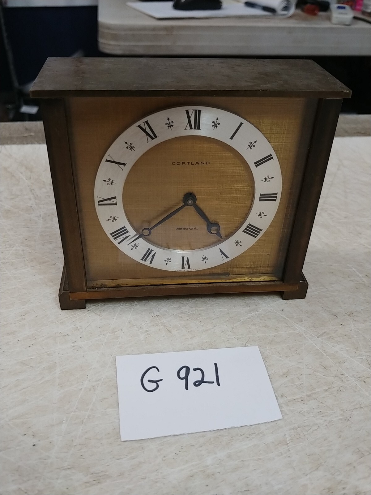 CORTLAND ELECTRONIC DESK MANTLE CLOCK | eBay