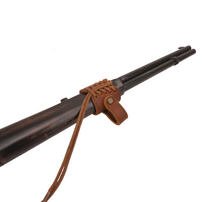 No Drilling Leather Gun Sling Loops Slip On Barrel Mount For Shotgun ...