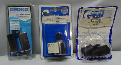 Boat Stainless Steel, Nylon, Railing Hardware Mounts Fitting Lot ...