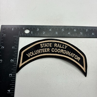 STATE RALLY VOLUNTEER COORDINATOR Tab Patch C41Z | eBay