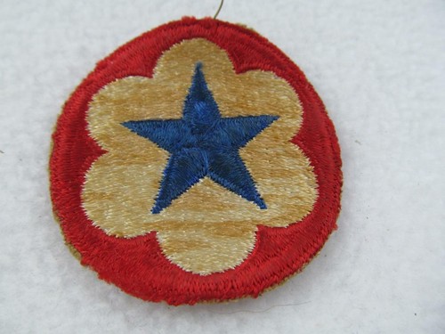 WWII US Army Service Forces (ASF) Patch Blue Star on White and Red | eBay