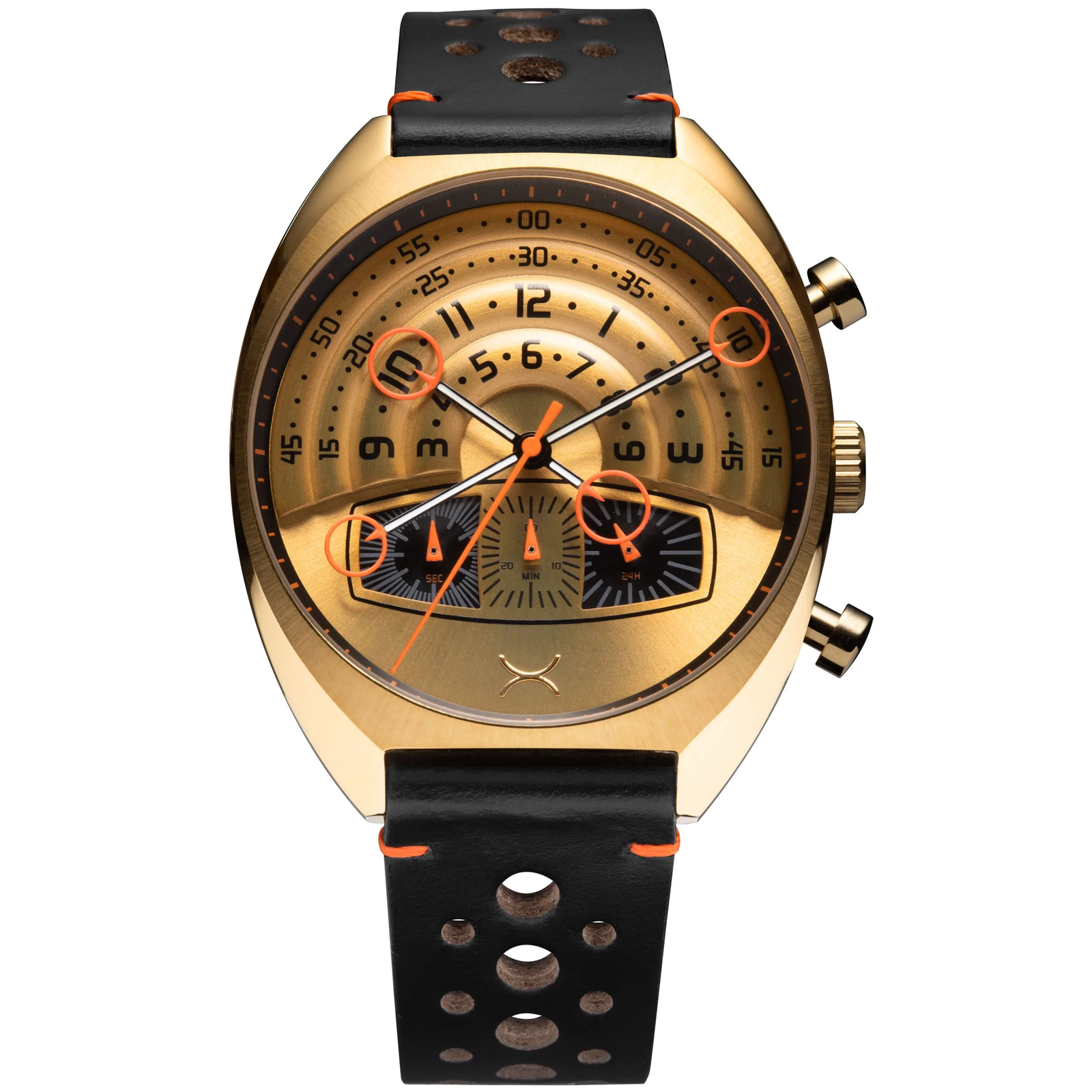Xeric Halograph III Chronograph Vintage Gold 42MM (Miyota JS50) Limited ...