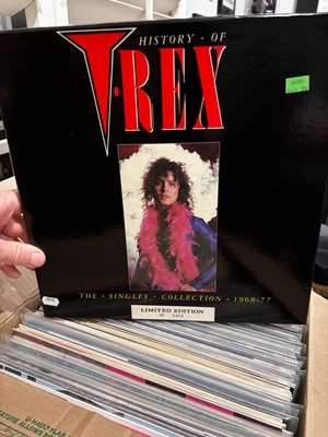 T•REX - HISTORY OF THE SINGLES 68-77 1986 UK BOX SET NO. 2452 RARE ...