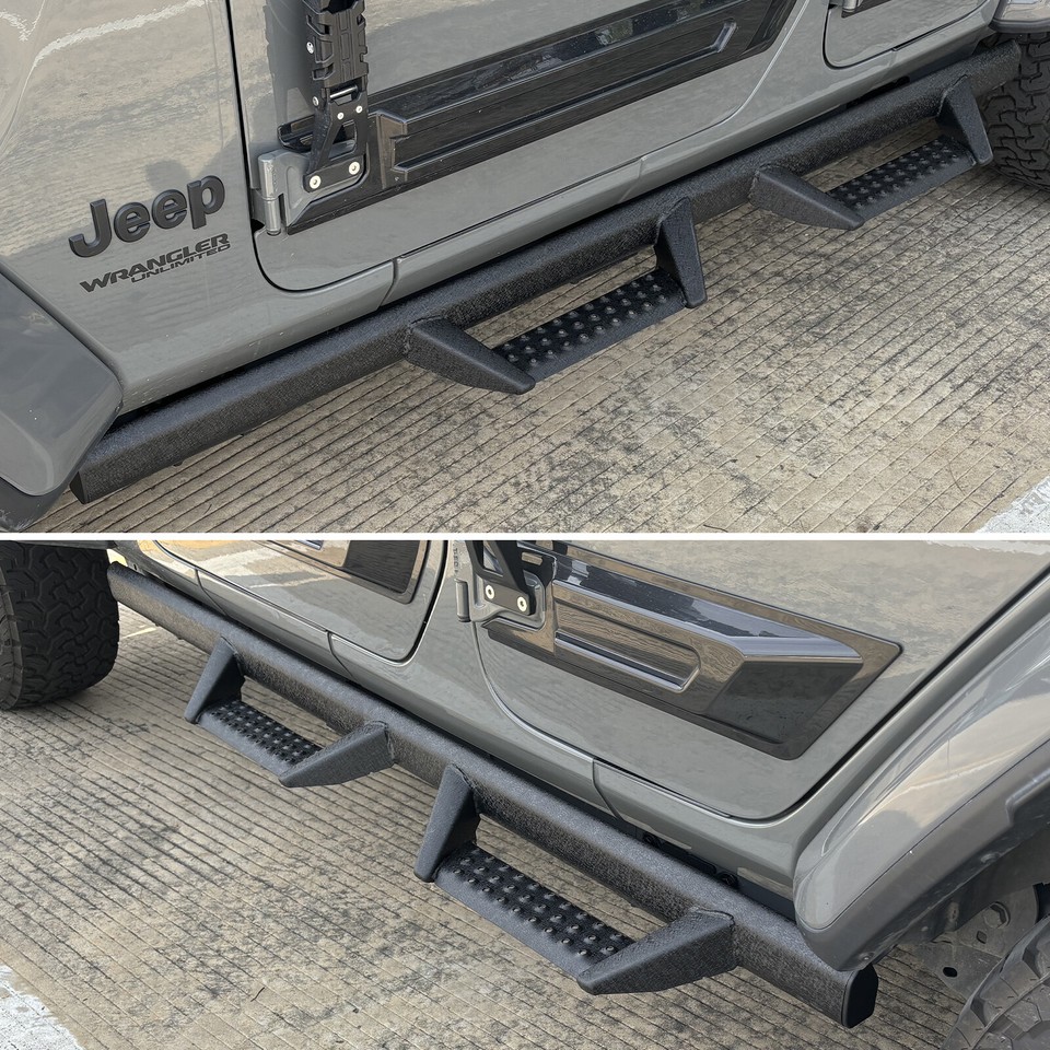 For 2025-2026 Toyota 4Runner Drop Step Black Running Board Nerf Bar ...