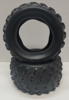 (2PCS) For Duratrax Firehammer MT Smartech Carson XTM 1/5 RC Tires | eBay