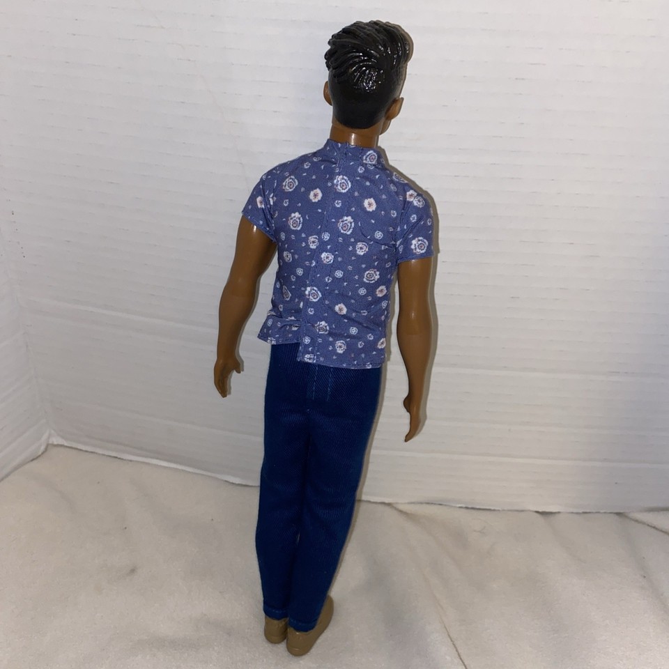 Barbie Fashionistas Ken Broad Body African American AA Boy Doll 2018 ...