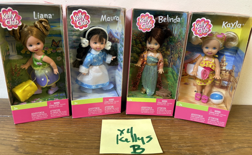 4 SEASONS Mattel Barbie Kelly Club DOLLS FOREIGN LIANA MAURA BELINDA ...