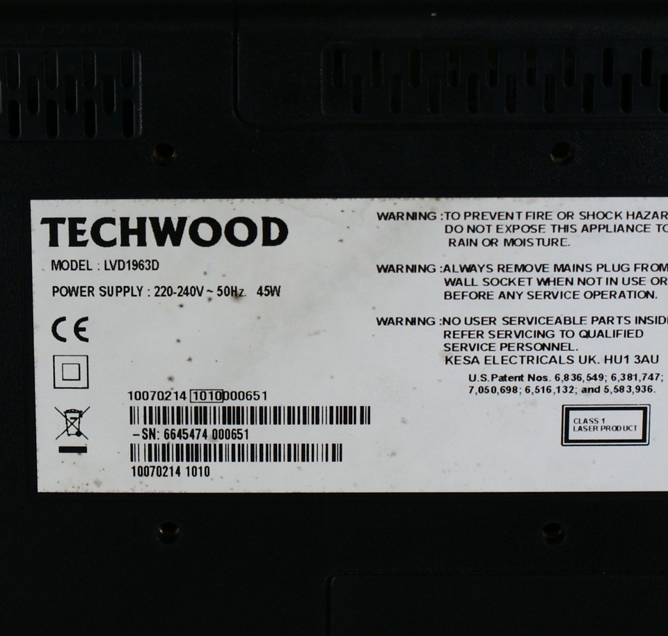 Techwood LVD1963D 19 Inch TV Ideal For Caravan Camper Van TV Working ...