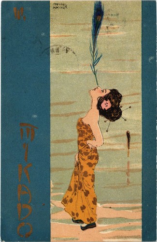 PC KIRCHNER, ARTIST SIGNED, MIKADO, ART NOUVEAU, D 14-3 (b48489) | eBay