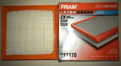 FRAM EXTRA GUARD 2X ENGINE PROTECTION CA 11170 AIR FILTER NEW NIB 1 PC ...