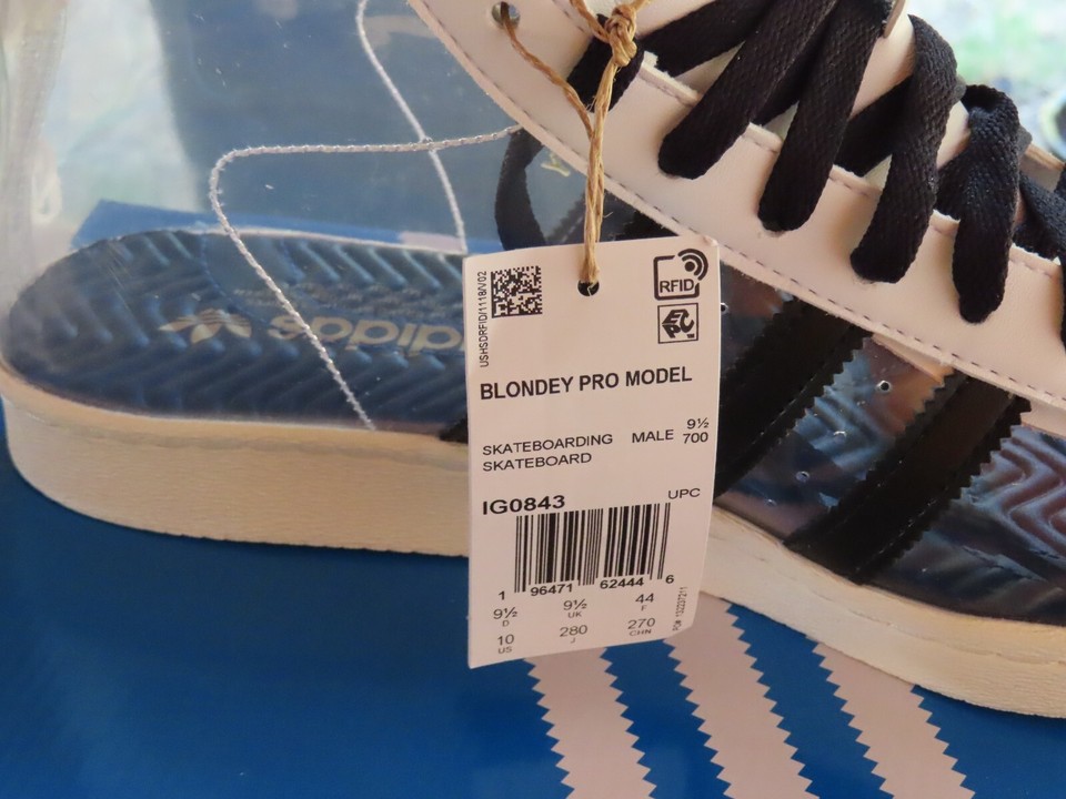 New! Adidas Blondey McCoy Pro Model ADV Clear/White/Black Men's Shoes ...