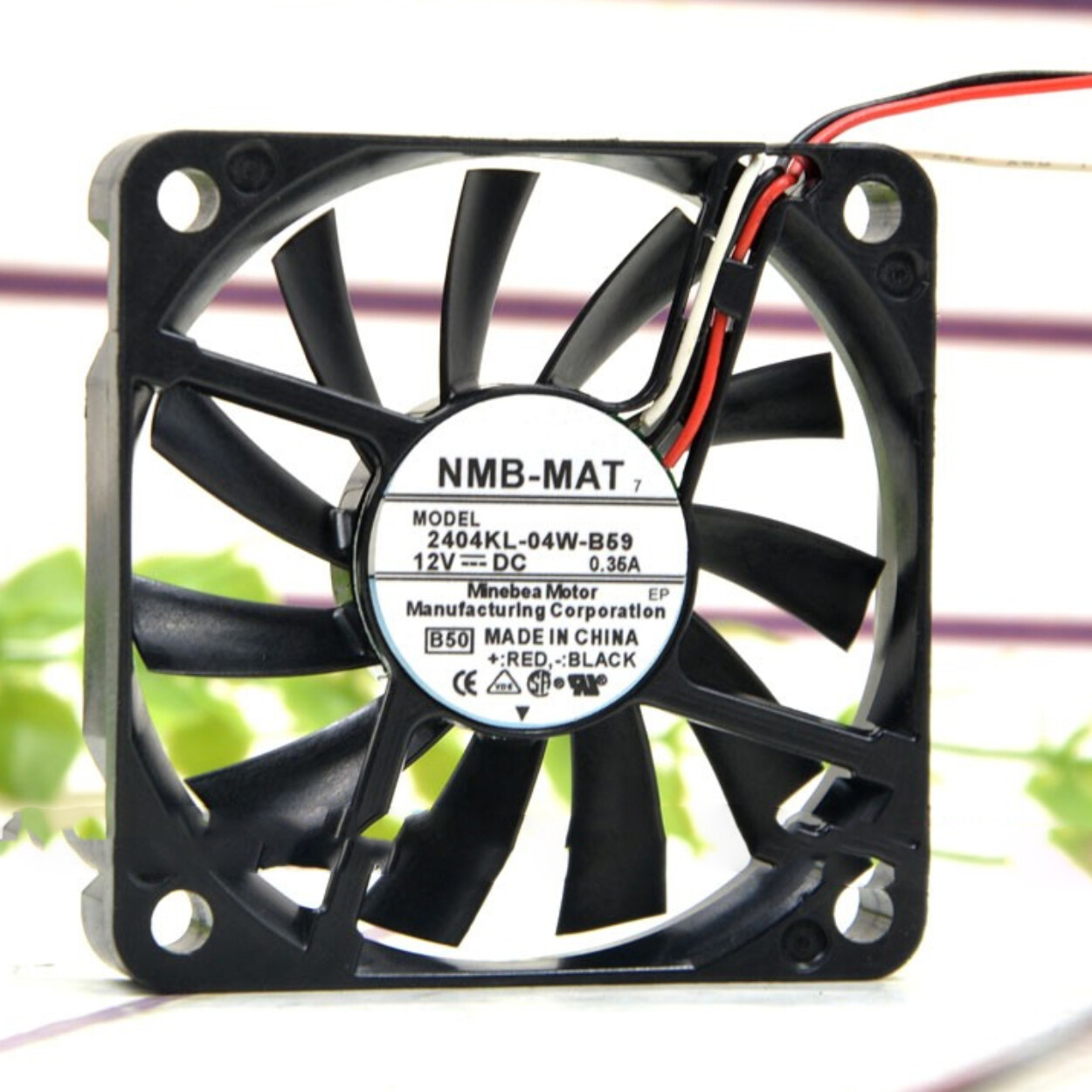 NMB 6010 6CM 2404KL-04W-B59 12V 0.35A three-line speed version cooling ...