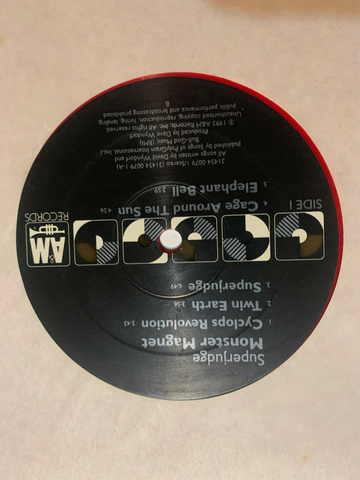 MONSTER MAGNET SUPERJUDGE~original VINYL RED color LP record dave ...