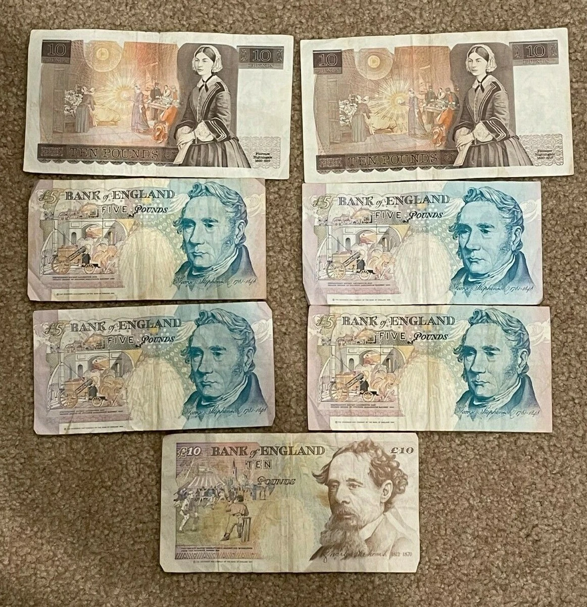 Money Pounds Notes