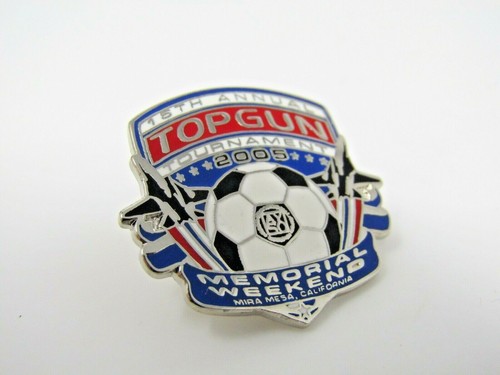 AYSO American Youth Soccer Pin 15th Annual Top Gun Tournament 2005 | eBay