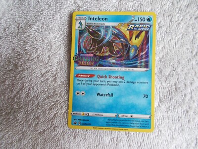 Pokemon: Sword & Shield - Chilling Reign 2021 "INTELEON" #SWSH113 ...