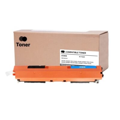 Compatible 130A (CF351A) Toner Cartridge, Cyan 1K Yield | eBay