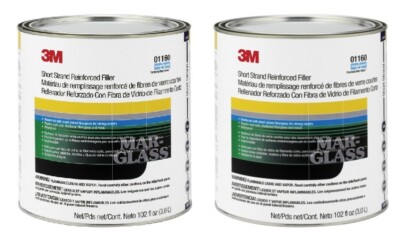 Marson 01160 Short Strand Fiberglass Reinforced Body Filler (2 Gallons ...