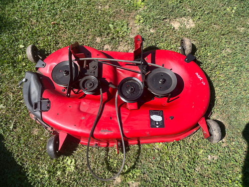 Craftsman 42" Red Cutting Deck Assembly 598602801 Husqvarna 196495X615 ...