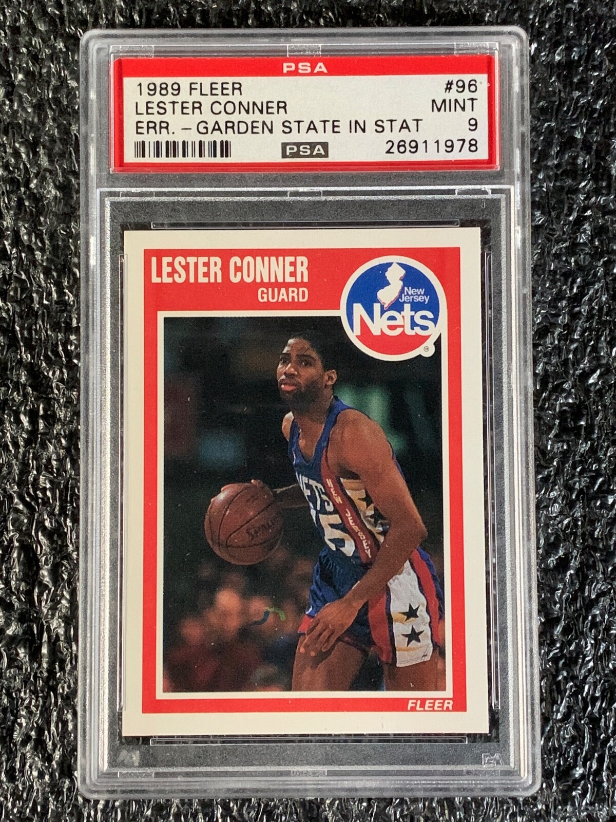 1989 Fleer Basketball #96 Lester Conner PSA 9 | eBay