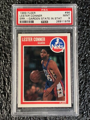 1989 Fleer Basketball #96 Lester Conner PSA 9 | eBay