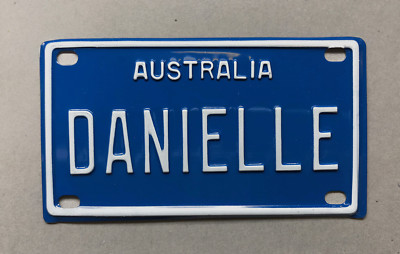 DANIELLE Novelty Mini Number Plate | eBay Australia