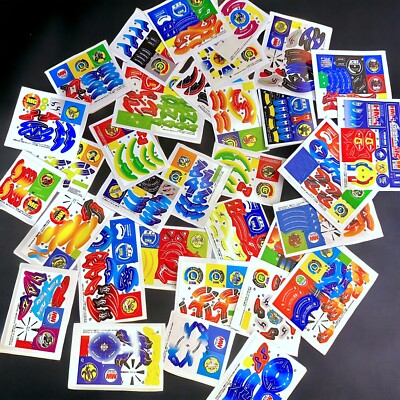 Beyblade Custom Vinyl Pre-Cut Sticker Sheets | eBay UK
