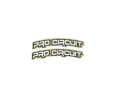 PRO CIRCUIT STICKERS GARDE BOUE AVANT / DC0010-RETRO | eBay
