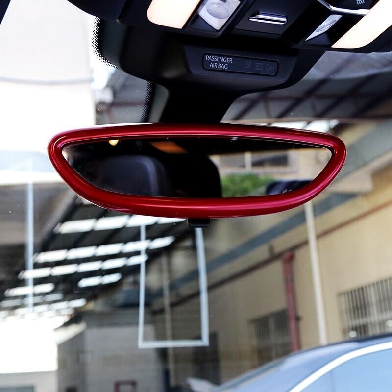 Car Interior Rearview Mirror Cover Trim Fit For Porsche Cayenne Macan ...