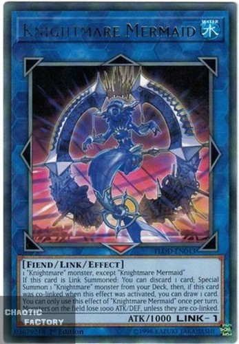 YUGIOH Yugioh FLOD-EN043 Knightmare Mermaid Rare 1st Edition NM | eBay