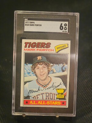 1977 TOPPS BASEBALL MARK "THE BIRD" FIDRYCH ROOKIE #265 SGC 6 MBCARDS ...