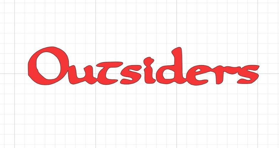 nWo Outsiders Red Logo Kevin Nash Scott Hall Custom vinyl Decal Sticker ...