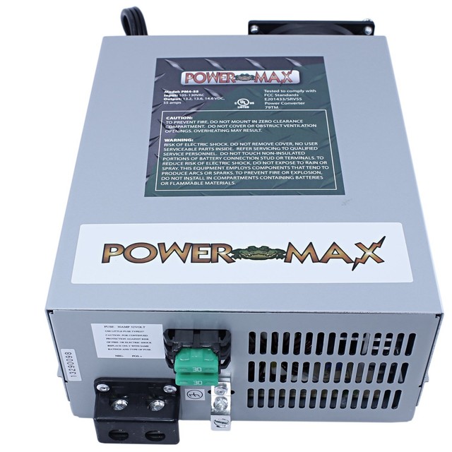 PowerMax Pm4-55 110v AC to 12v DC 55 Amp Power Converter for sale ...
