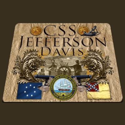 CSS Jefferson Davis Confederate Naval American Civil War Themed mouse ...