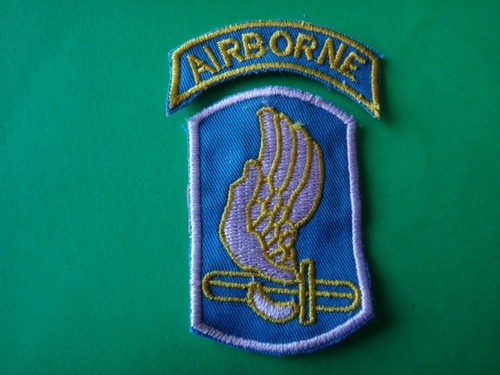 2 Vietnam War Patches: AIRBORNE Arc + US 173rd AIRBORNE Brigade Patch ...
