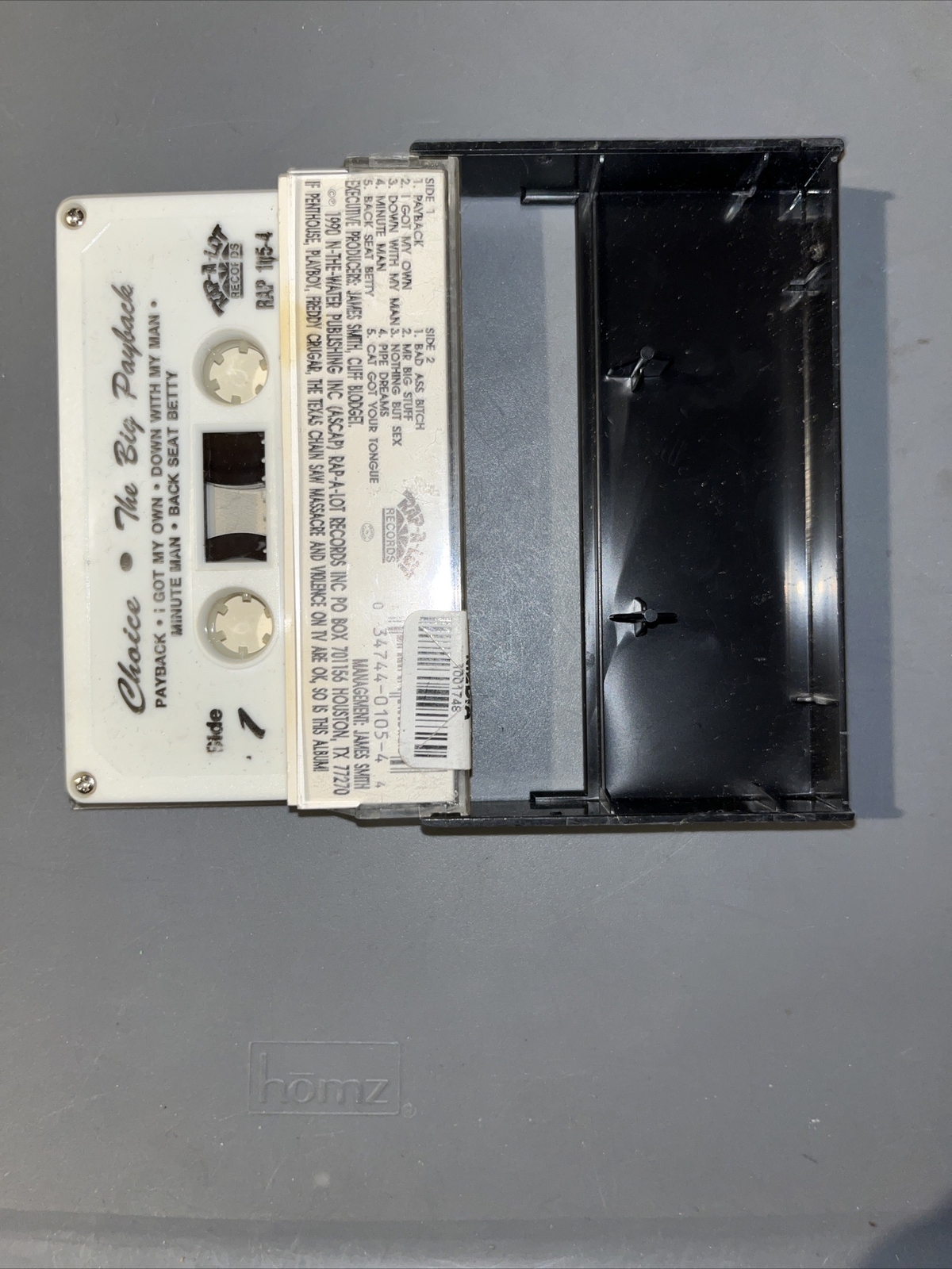 Choice ‎– The Big Payback CASSETTE RAP-A-LOT RAP 8 | eBay