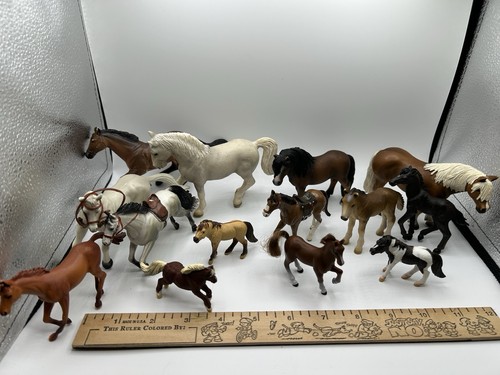 Toy Horses Schleich Safari New Ray Lot of 14 | eBay